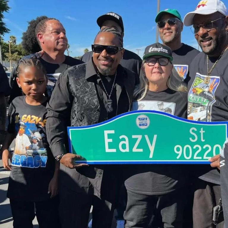 (Pics) The Iconic Late Eazy-E Honored With His Own Street In Compton ...