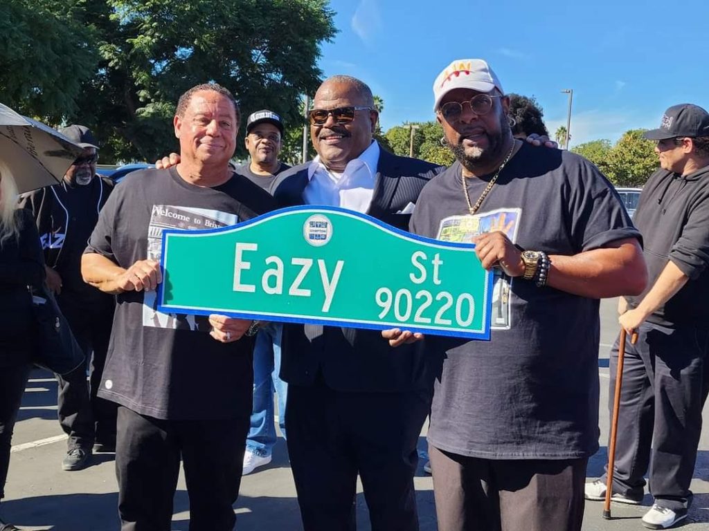 (Pics) The Iconic Late Eazy-E Honored With His Own Street In Compton ...