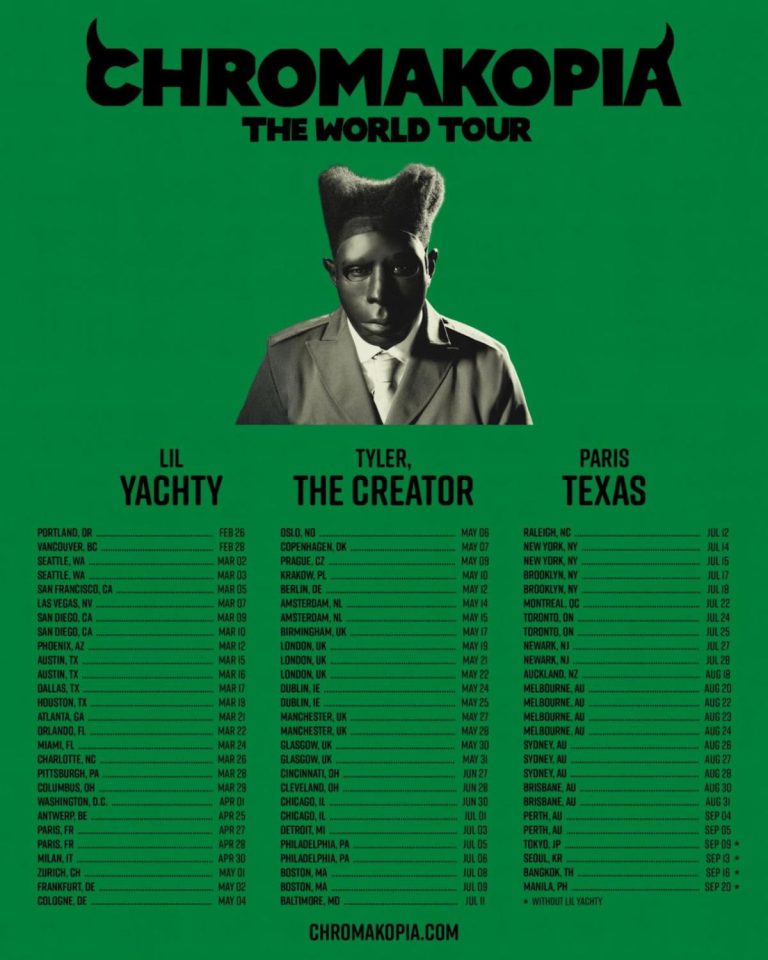 Tyler, The Creator Adds Asian Dates To CHROMAKOPIA: THE WORLD TOUR ...